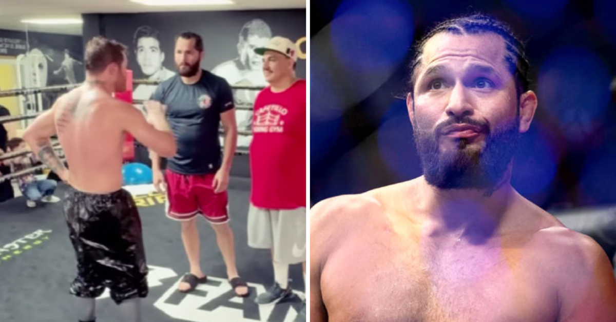 Jorge Masvidal undergoes intense training with Canelo Alvarez ...