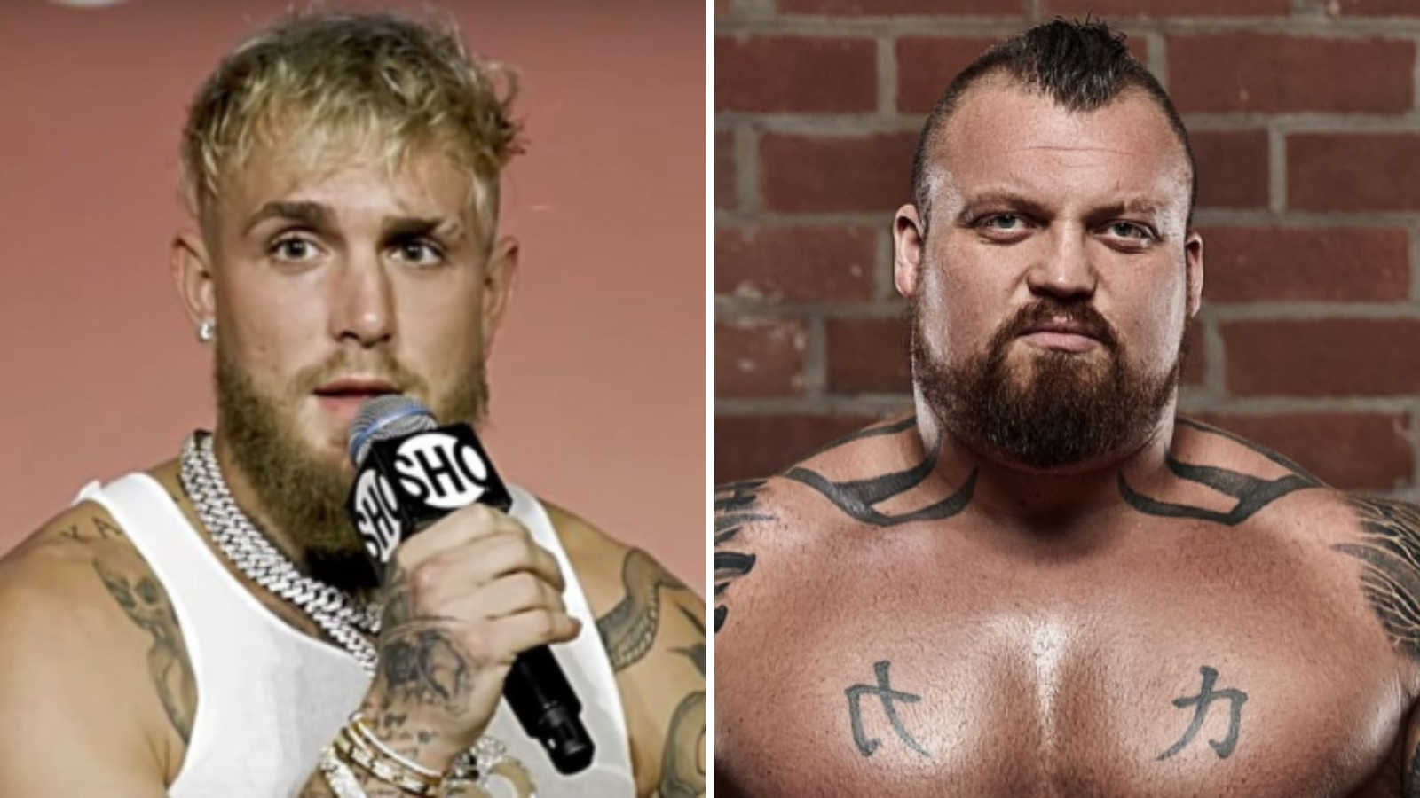 Eddie Hall challenges Jake Paul and Logan Paul to bizarre 2 vs 1 fight ...