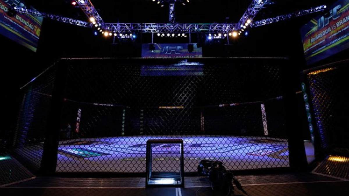 empty ufc octagon