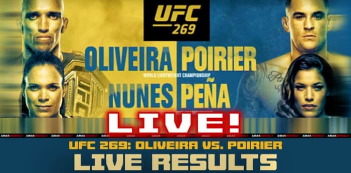 UFC 269 live results: Charles Oliveira vs. Dustin Poirier - MMAWeekly ...