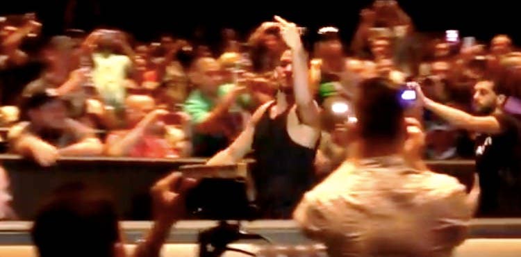 VIDEO: Conor McGregor and Nate Diaz Presser Erupts in Bottle Throwing ...