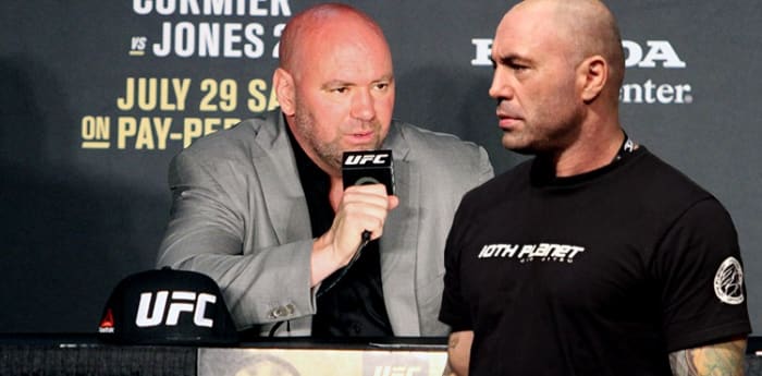 Dana White Recounts Daniel Cormier KO and Joe Rogan Interviewing Him ...