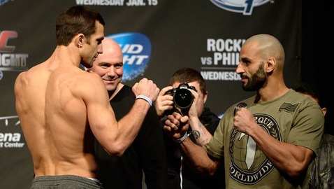 KO of the Week: Luke Rockhold vs. Costas Philippou from UFC Fight Night ...