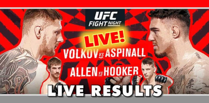 UFC London Live Results: Alexander Volkov vs. Tom Aspinall - MMAWeekly ...
