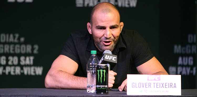 Glover Teixeira Focused on Anthony Johnson, Doesn't Really Care About ...