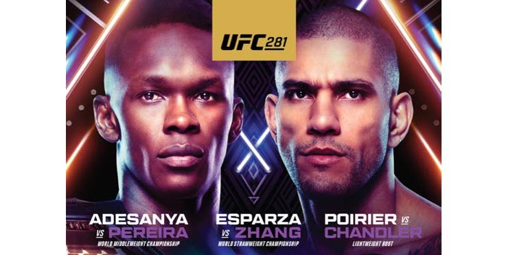 UFC 281: Adesanya vs. Pereira official event poster released ...