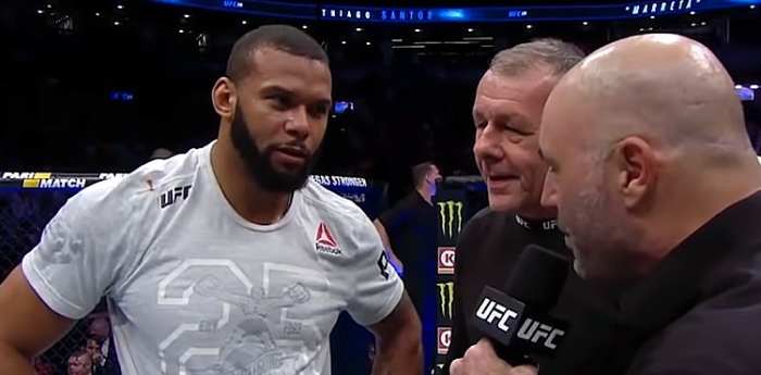 UFC 231: Thiago Santos Octagon Interview - MMAWeekly.com | UFC and MMA ...