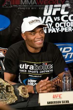 Anderson Silva Pays Emotional Visit to 12-Year-Old Wheelchair-Bound Fan ...