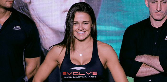 Michelle Nicolini Searching for a Submission in Her ONE Championship ...