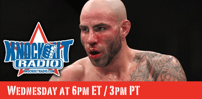 Knockout Radio LIVE - Wednesday: Ben Saunders, Tim Boetsch, Din Thomas ...