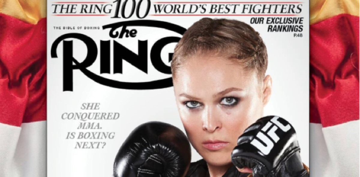 Ronda Rousey Lands The Cover of Boxing's Ring Magazine - MMAWeekly.com ...