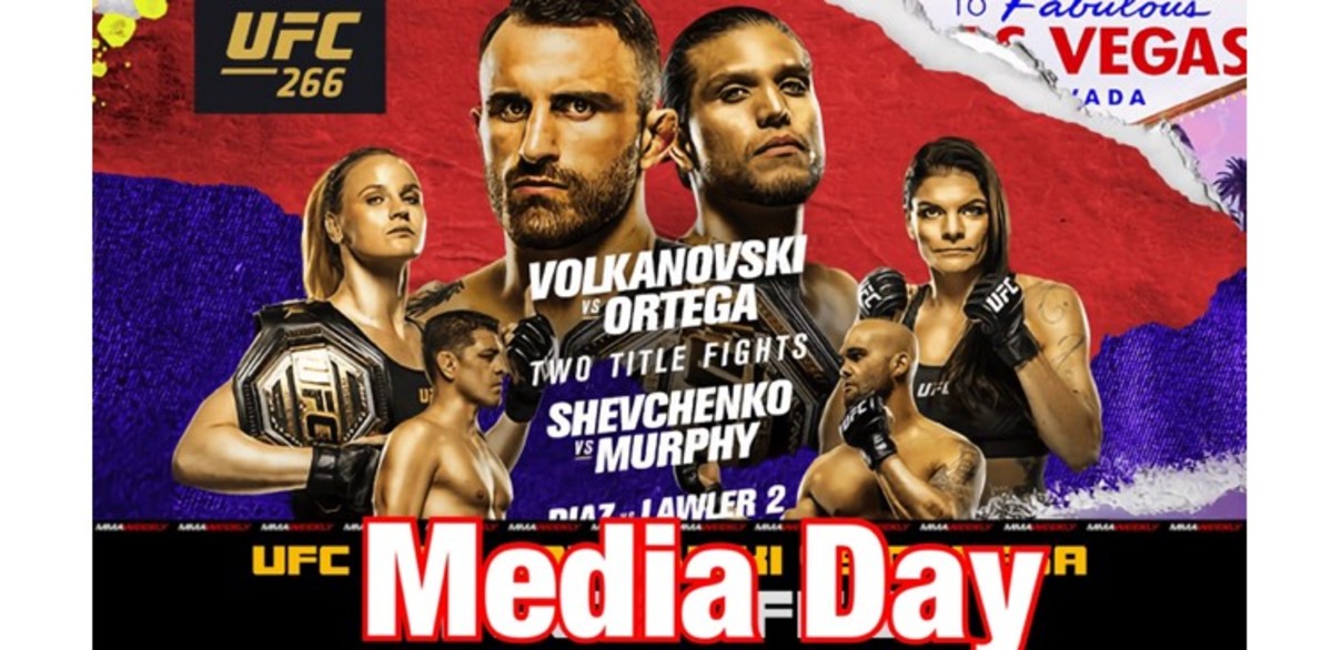 Watch the UFC 266: Volkanovski vs. Ortega Media Day Live - MMAWeekly ...