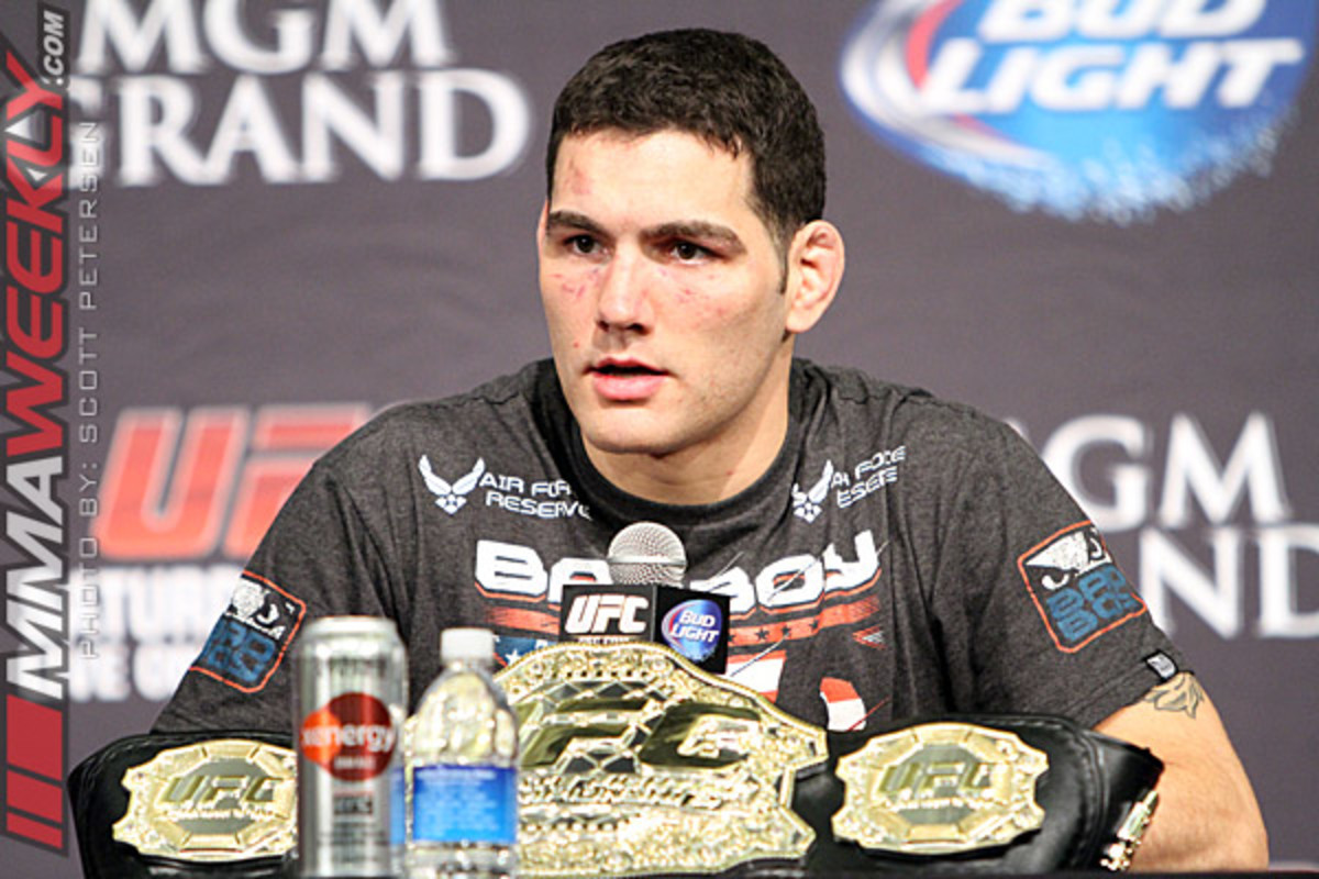 Chris Weidman's UFC 168 Backstage Video Interview - MMAWeekly.com | UFC ...