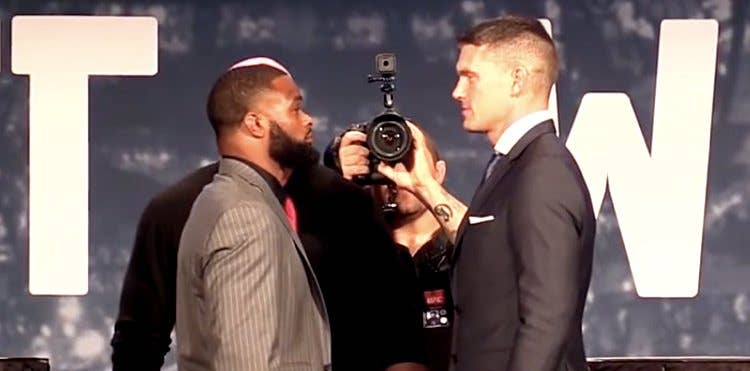 Tyron Woodley and Stephen Thompson Go Inside the Octagon (video ...