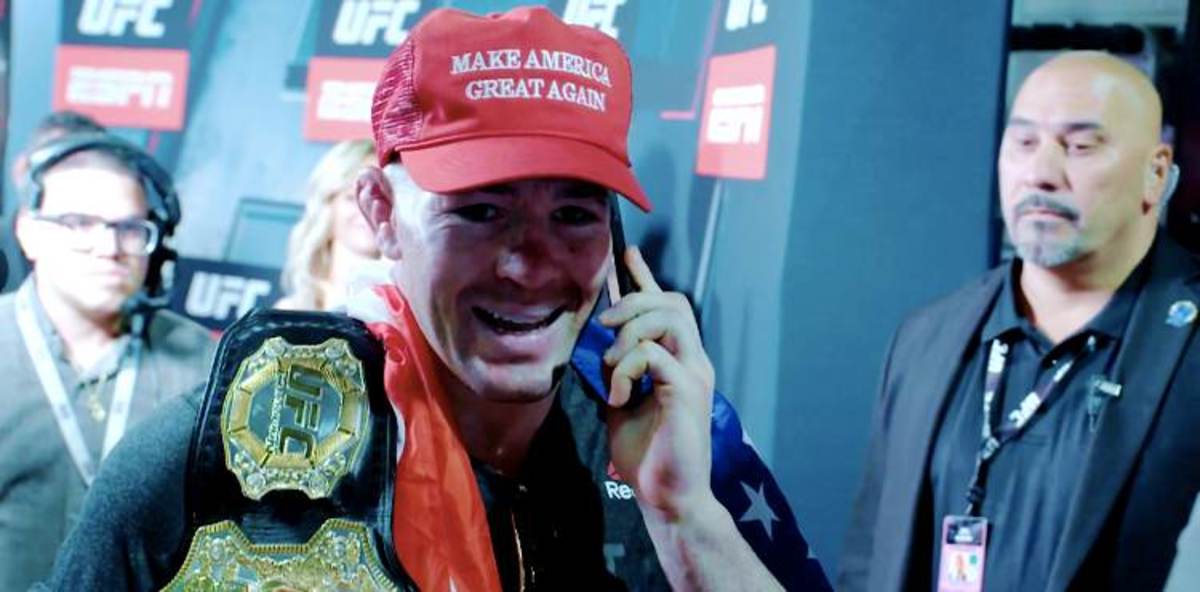 US President Donald Trump called to congratulate Colby Covington at UFC ...