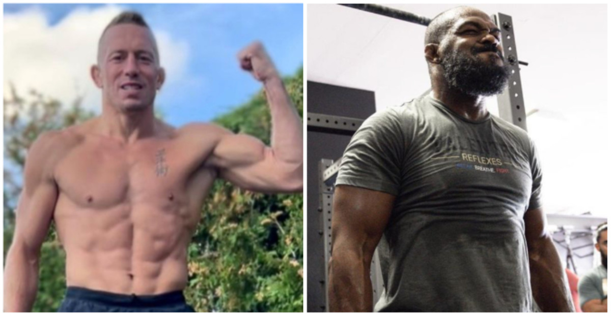 Georges St-Pierre on Jon Jones: 'He’s solid like a rock' - MMAWeekly ...