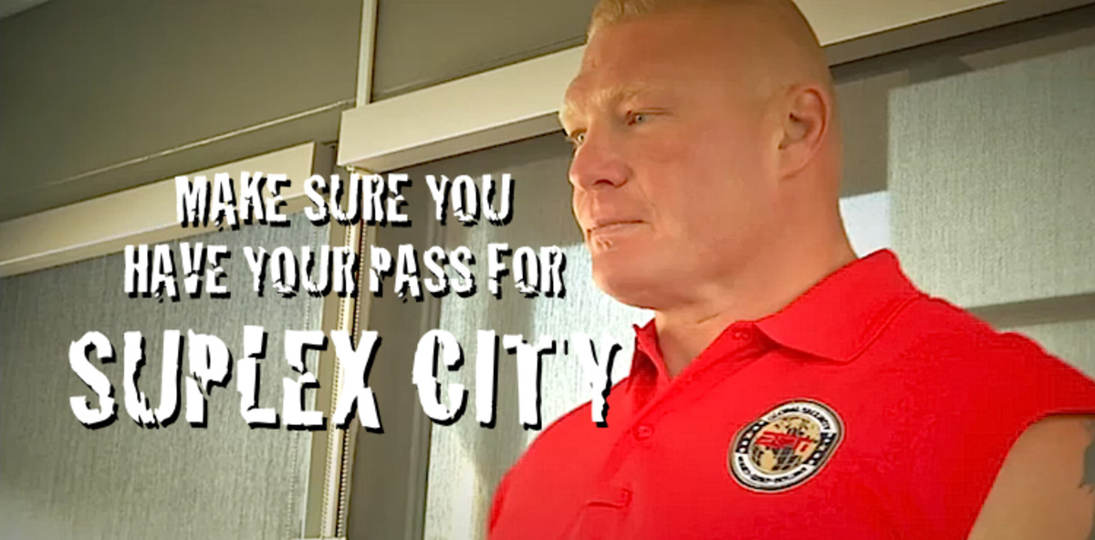 VIDEO: Brock Lesnar is ESPN's Scariest New Security Guard - MMAWeekly ...