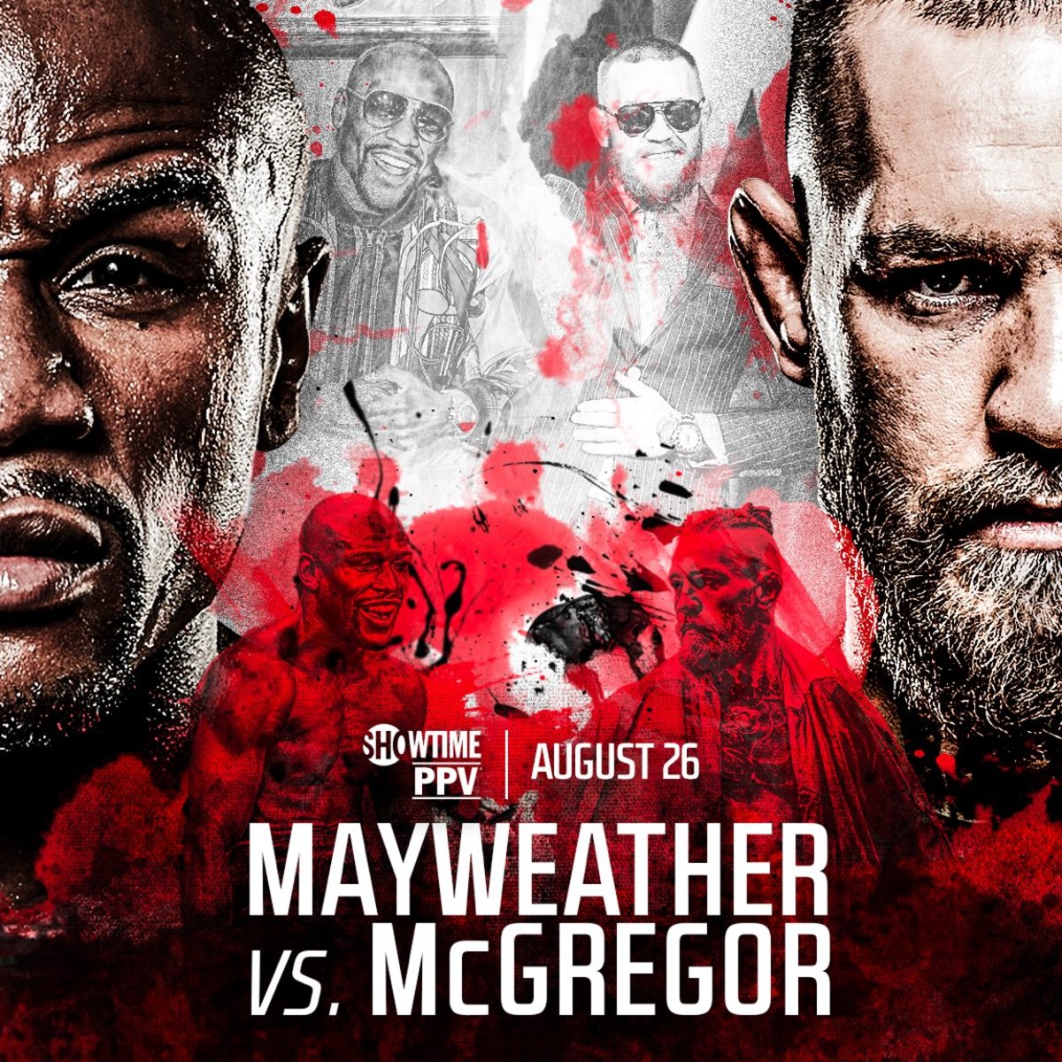 Official Floyd Mayweather vs. Conor McGregor Fight Poster First Look ...