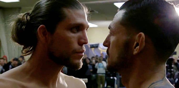 UFC Fight Night 123: Swanson vs. Ortega Weigh-in Face-Offs Video ...