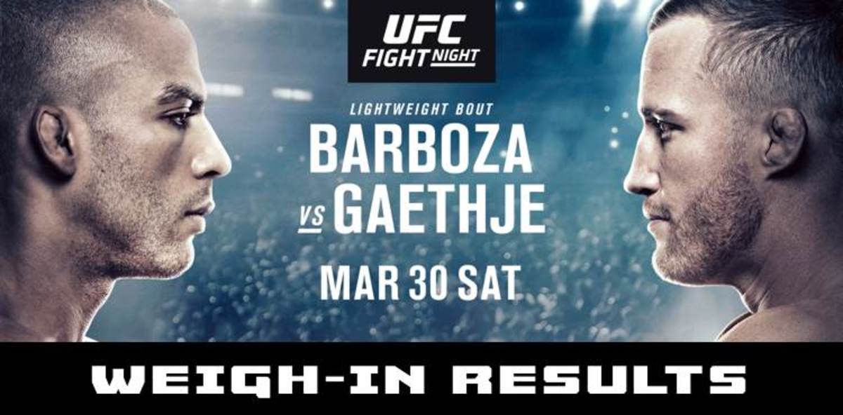 UFC Philly Weigh-in Results: Fight card official, one fighter misses ...