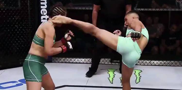 Sijara Eubanks Head Kick KO of DeAnna Bennett (TUF 26 Fight Highlights ...