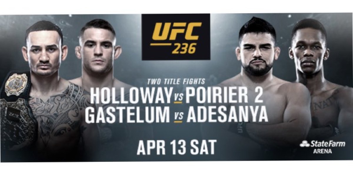 UFC 236 prelims suffer drop in ratings compared to UFC 234 and UFC 235 ...