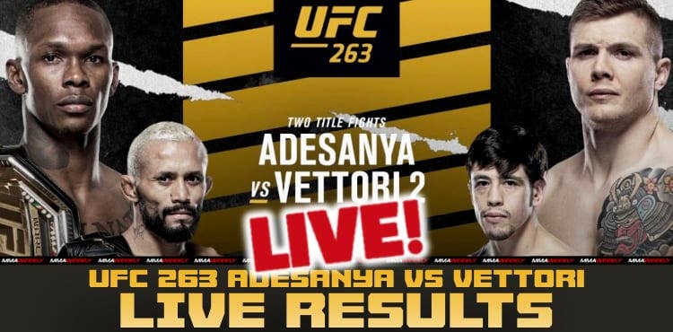 UFC 263 live results: Israel Adesanya vs. Marvin Vettori - MMAWeekly ...