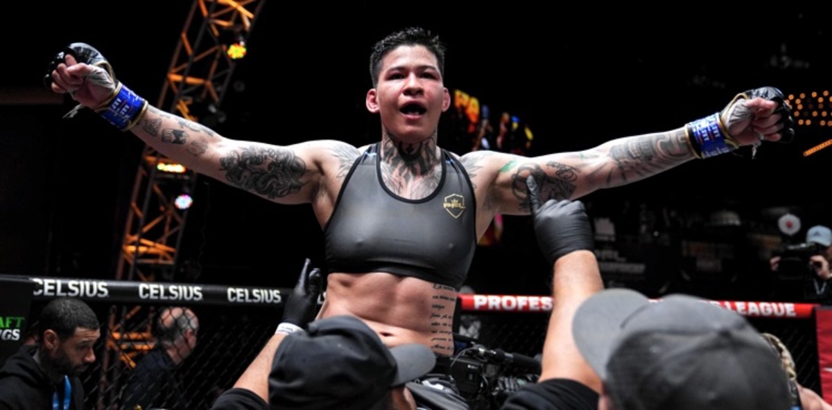 Larissa Pacheco defeats Kayla Harrison to win PFL title - MMAWeekly.com ...