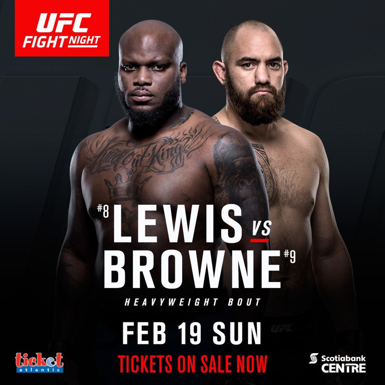 UFC Fight Night 105: Lewis vs. Browne Fight Card - MMAWeekly.com | UFC ...