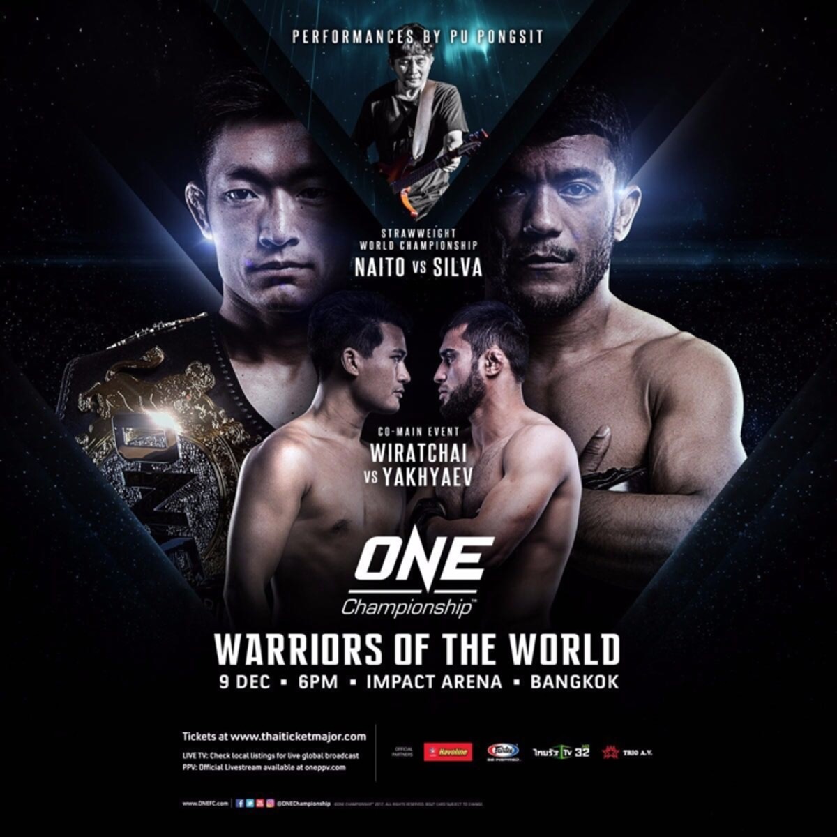 Dejdamrong, Saketdao, Yodsanan on Board for ONE: Warriors of the World ...