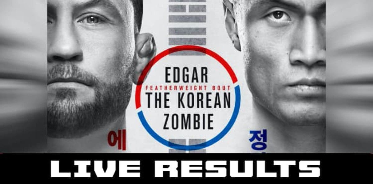 UFC Busan Live Results: Edgar vs. Korean Zombie - MMAWeekly.com | UFC ...