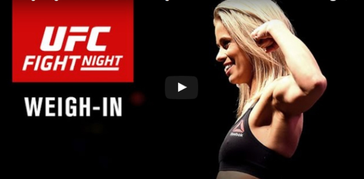 Watch the UFC Fight Night Sacramento Weigh-in Live at 7 PM ET ...