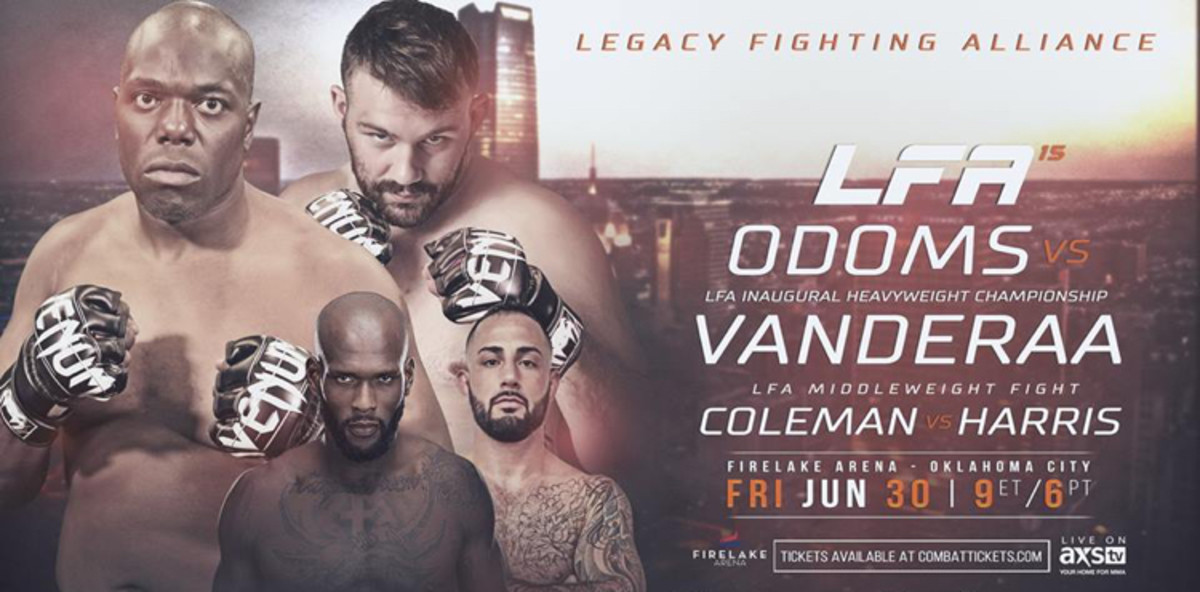 Richard Odoms Looking to Finish Jared Vanderaa in LFA 15 Title Fight ...