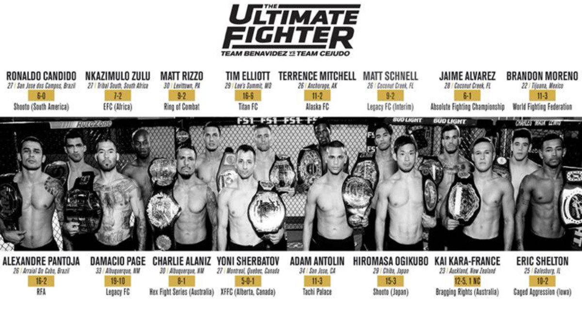Cast of Champions Revealed for The Ultimate Fighter 24 - MMAWeekly.com ...