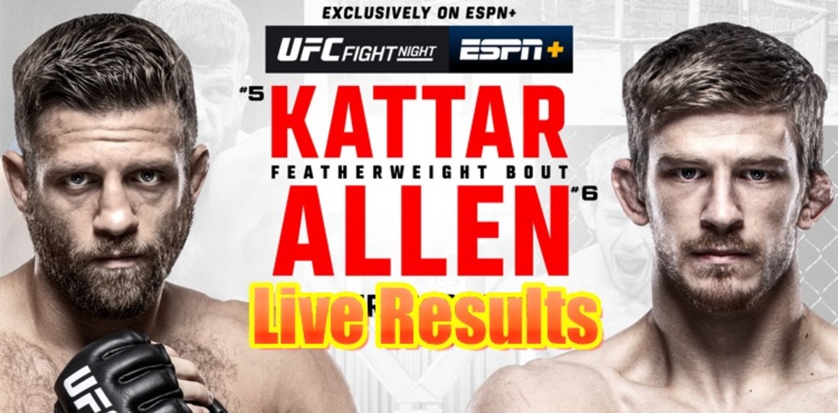 UFC Vegas 63 Live Results: Kattar vs. Allen - MMAWeekly.com | UFC and ...