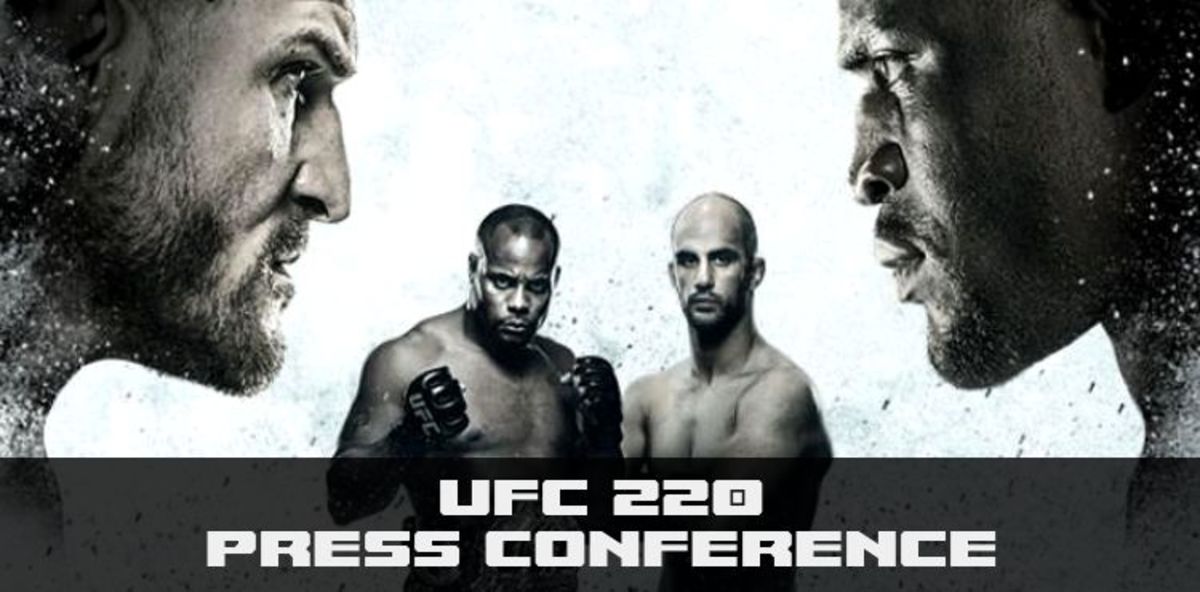 Watch the UFC 220: Miocic vs. Ngannou Press Conference Live at 5 PM ET ...