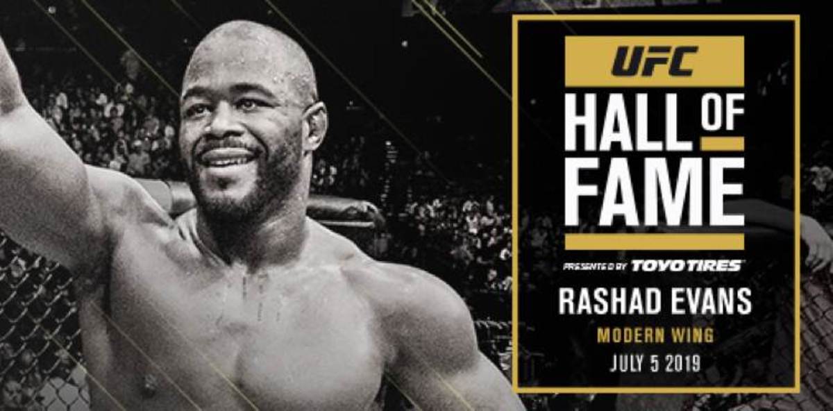 Rashad Evans is latest addition to the UFC Hall of Fame - MMAWeekly.com ...