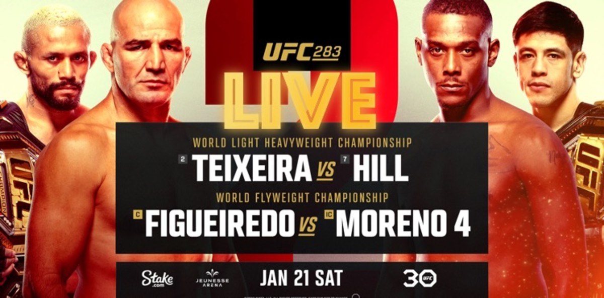UFC 283 Live Results: Glover Teixeira vs Jamahal Hill - MMAWeekly.com ...