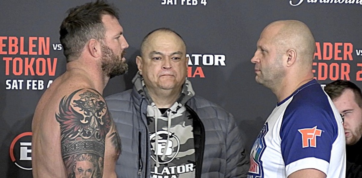 Bellator 290 Ceremonial Weigh-in: Ryan Bader vs. Fedor Emelianenko ...