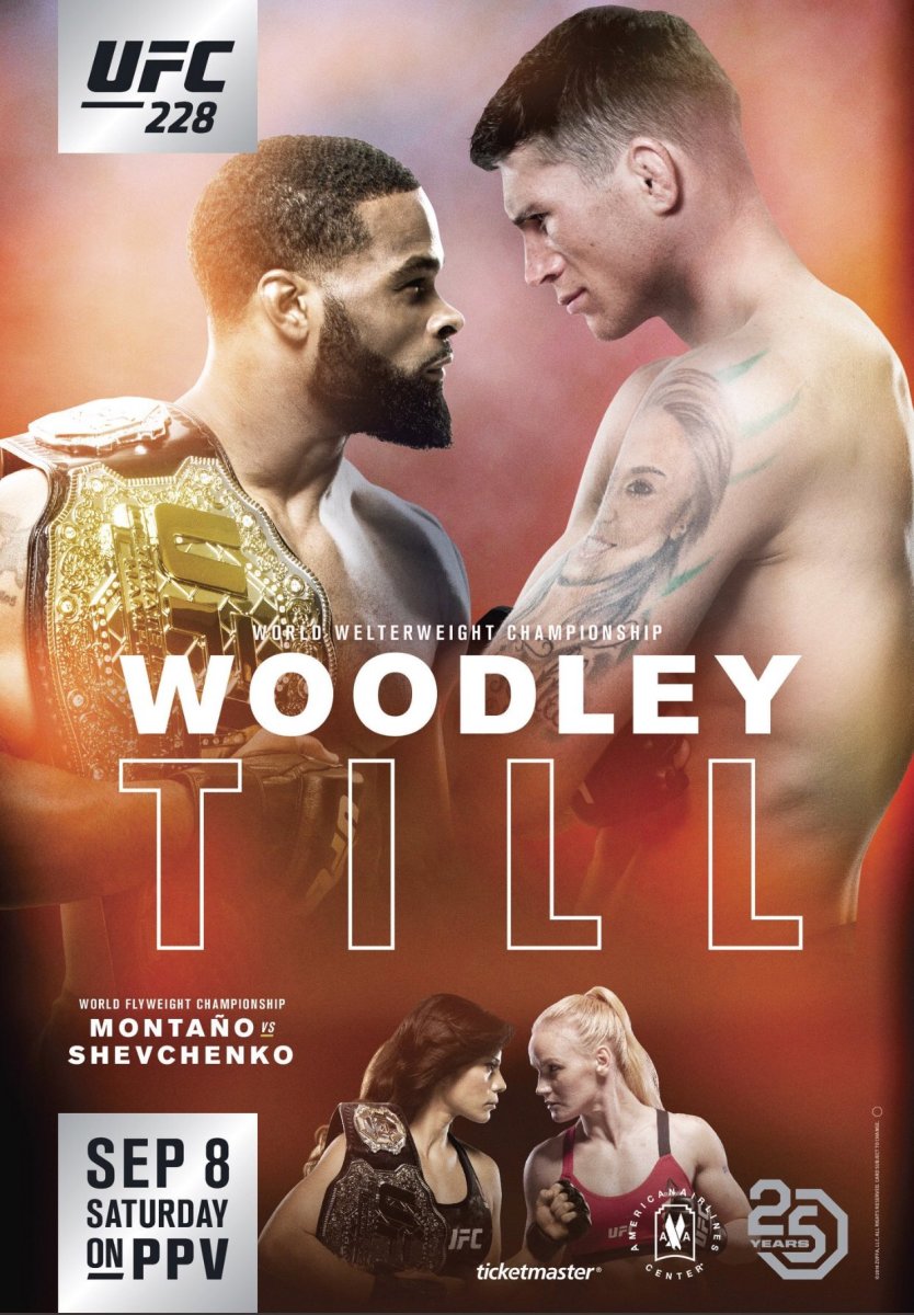 UFC 228: Woodley vs. Till Fight Card - MMAWeekly.com | UFC and MMA News ...
