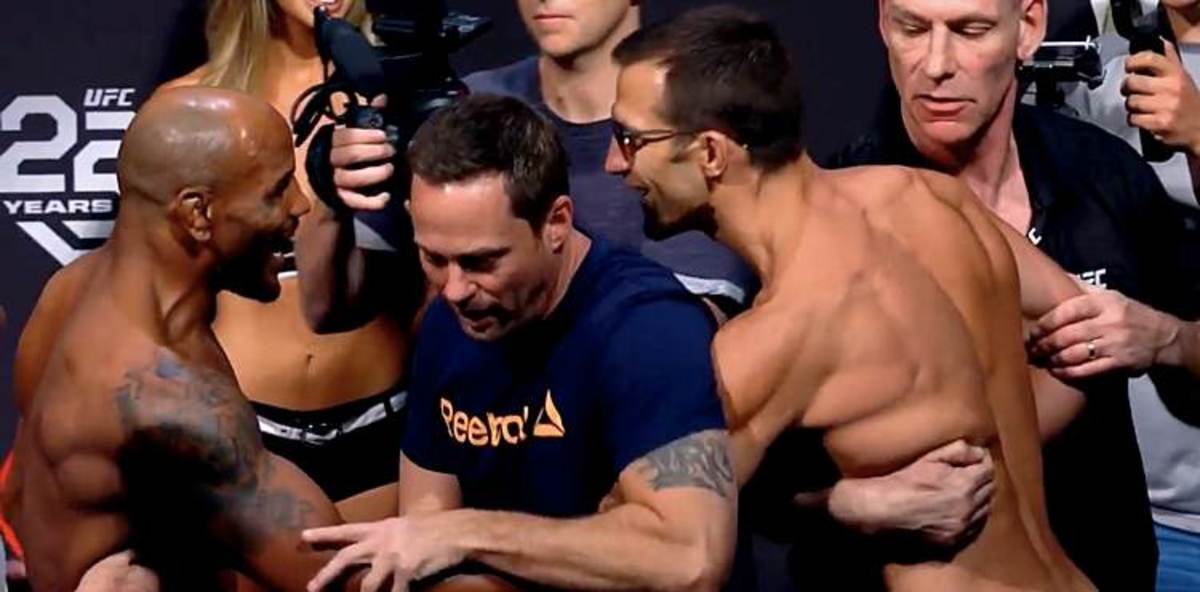 Things Get Heated at UFC 221 Weigh-ins as Yoel Romero Misses Weight ...