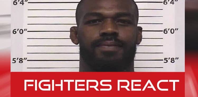 Video: Fighters react to Jon Jones being arrested for DWI and Gun ...