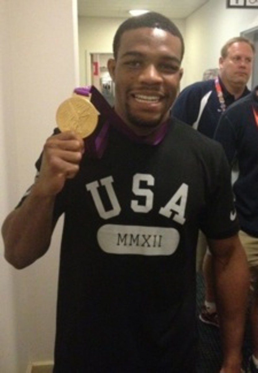 American Wrestler Jordan Burroughs Captures Gold Medal at 2012 Olympics ...