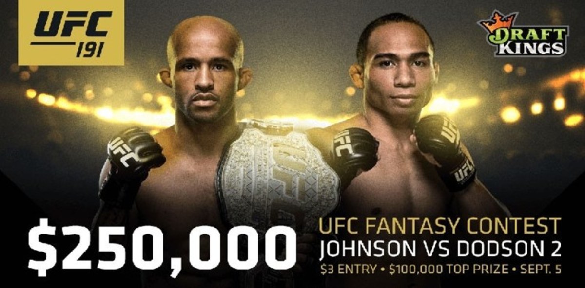 Enter the DraftKings $250,000 UFC 191: Johnson vs. Dodson 2 Fantasy ...