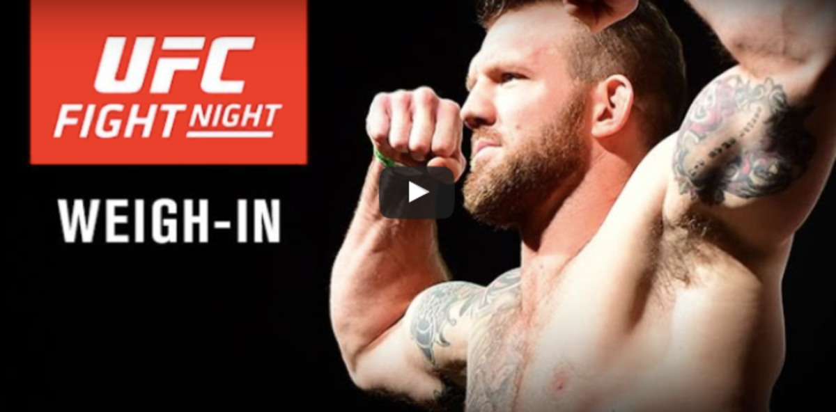 Watch the UFC Fight Night Sao Paulo Weigh-in Live at 4:30 PM ET ...