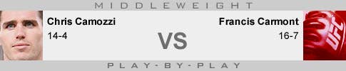 UFC 137 play-by-play of Chris Camozzi vs. Francis Carmont on Saturday ...