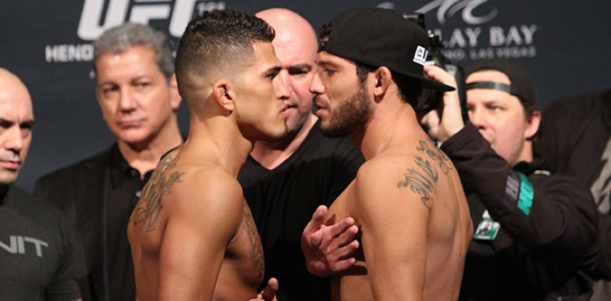 UFC 181 Headliner Weigh-in Video: Hendricks vs. Lawler and Pettis vs ...