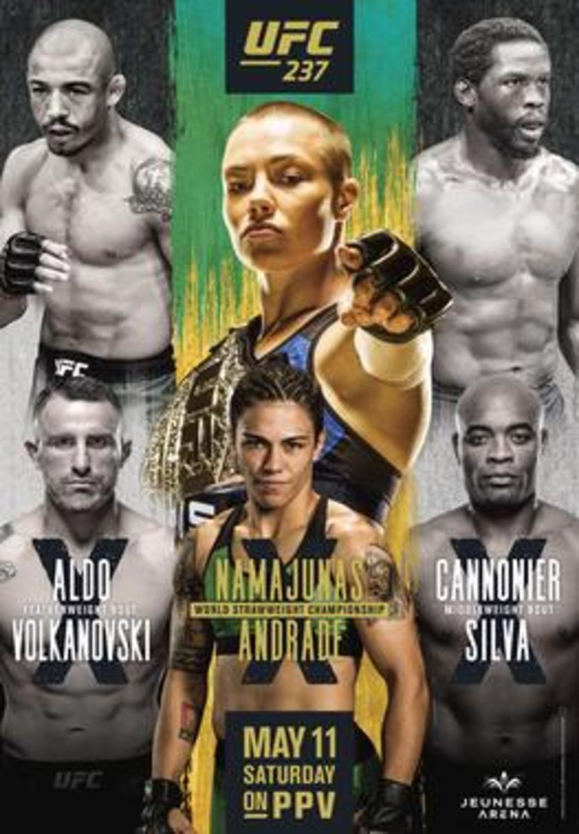 UFC 237: Namajunas vs. Andrade Fight Card - MMAWeekly.com | UFC and MMA ...