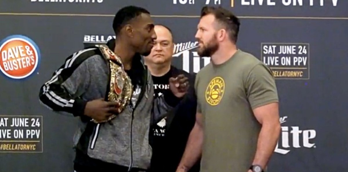 Bellator 180: Davis vs. Bader Media Day Staredown Video - MMAWeekly.com ...
