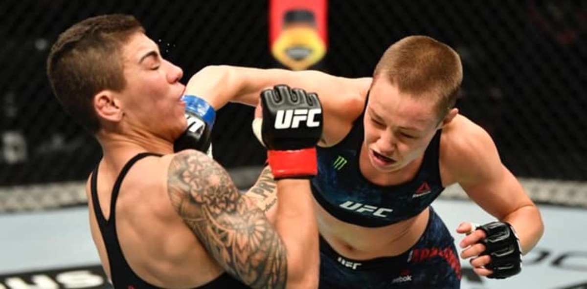 Watch Rose Namajunas avenge loss to Jessica Andrade at UFC 251 ...